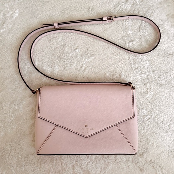 kate spade | Bags | Kate Spade Pink Cedar Street Monday Envelope ...